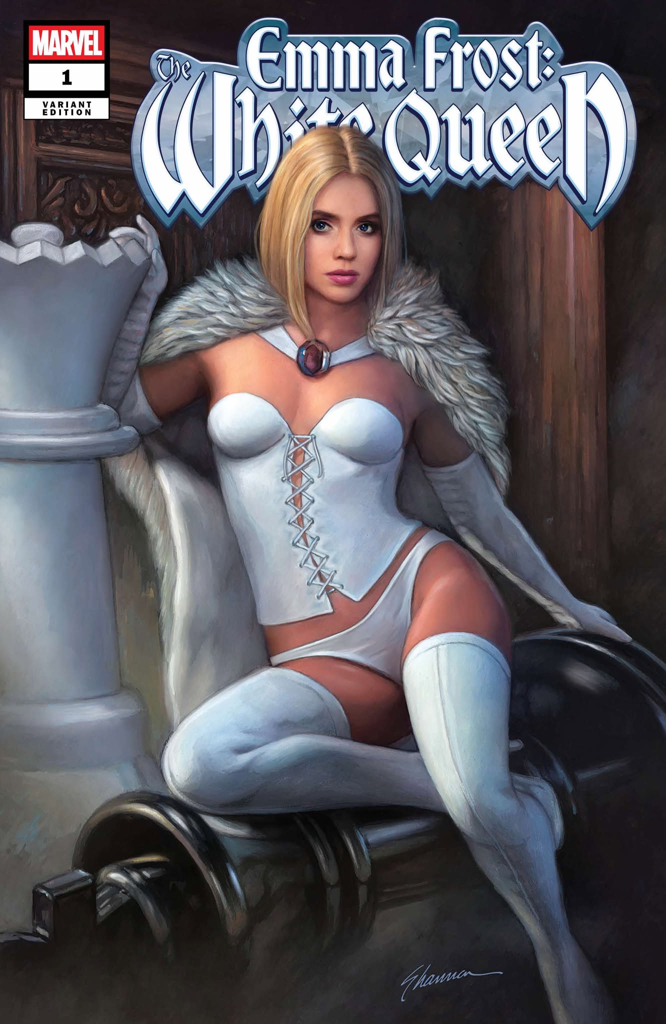 EMMA FROST WHITE QUEEN #1