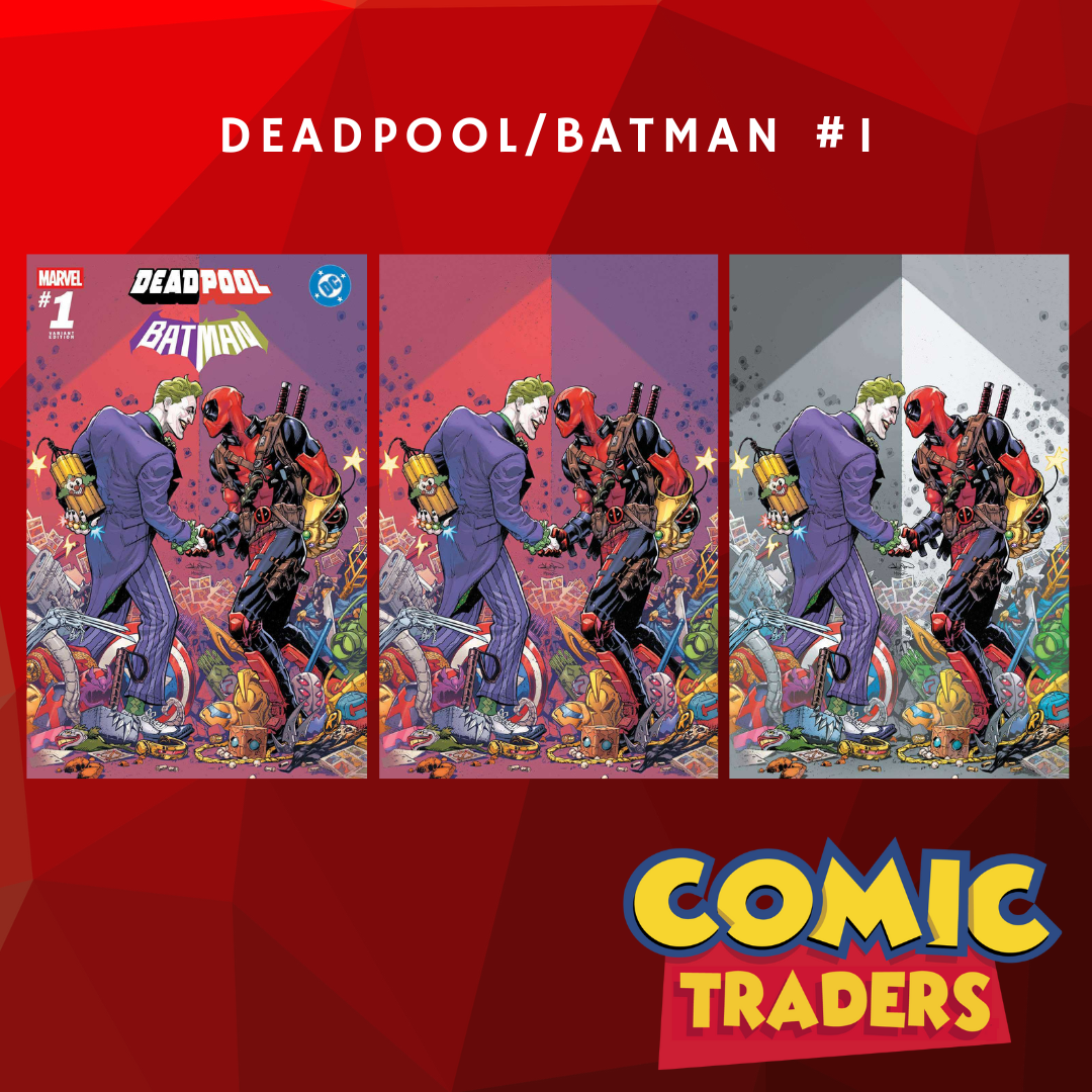 MARVEL/DC: DEADPOOL/BATMAN #1 PATRICK GLEASON EXCLUSIVE VARIANT 3 PACK